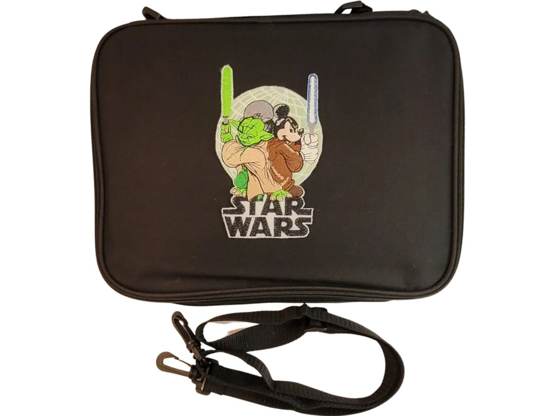 Jedi Mickey and Yoda Pin Collection Trading Bag • Embroidered Star Wars ...