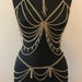 Gold Bralette & Bottom , Chain Out Fit, Body Chain , Body Jewelry ...