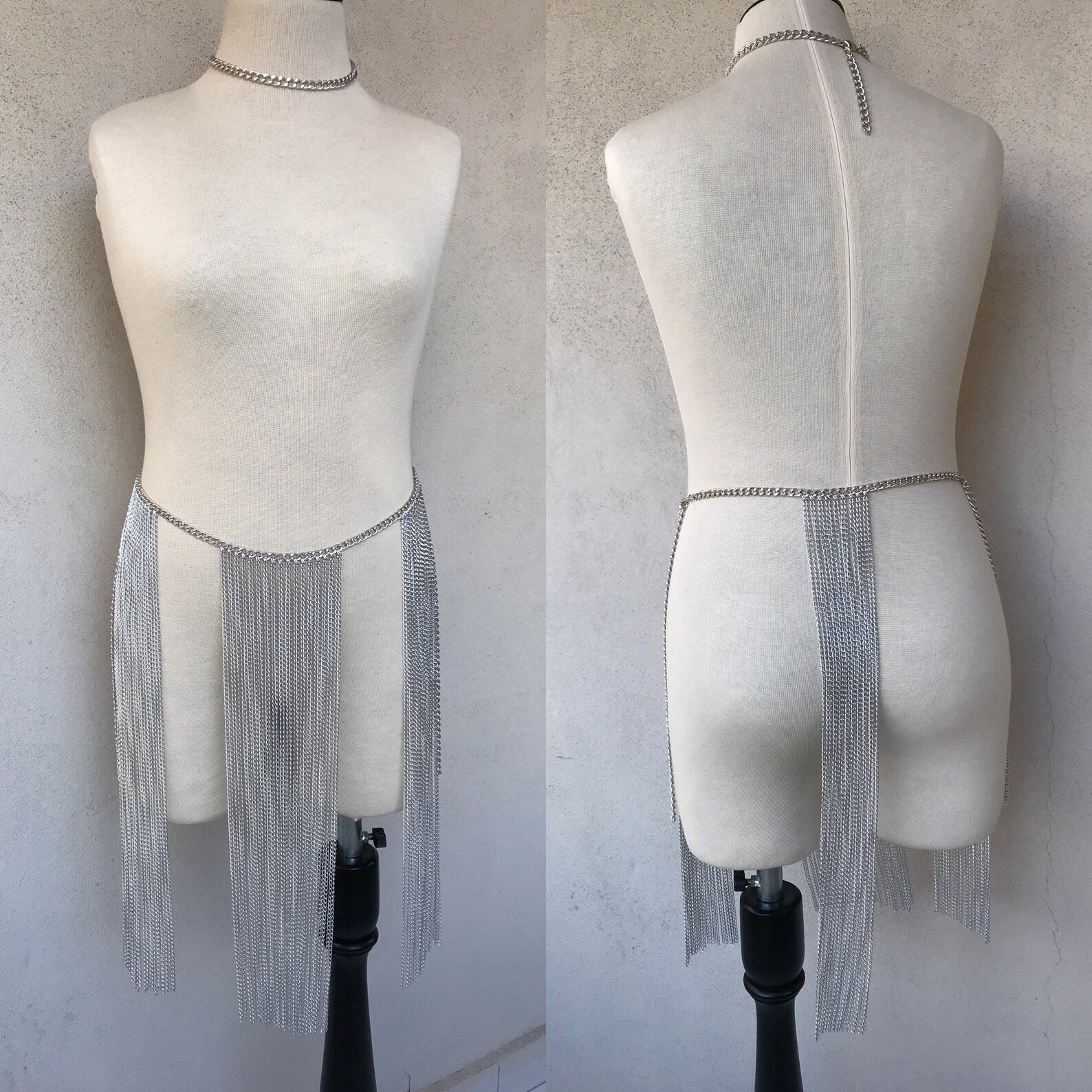 Silver Chain Bottom Body Chain Body Jewelry Sexy Body - Etsy UK