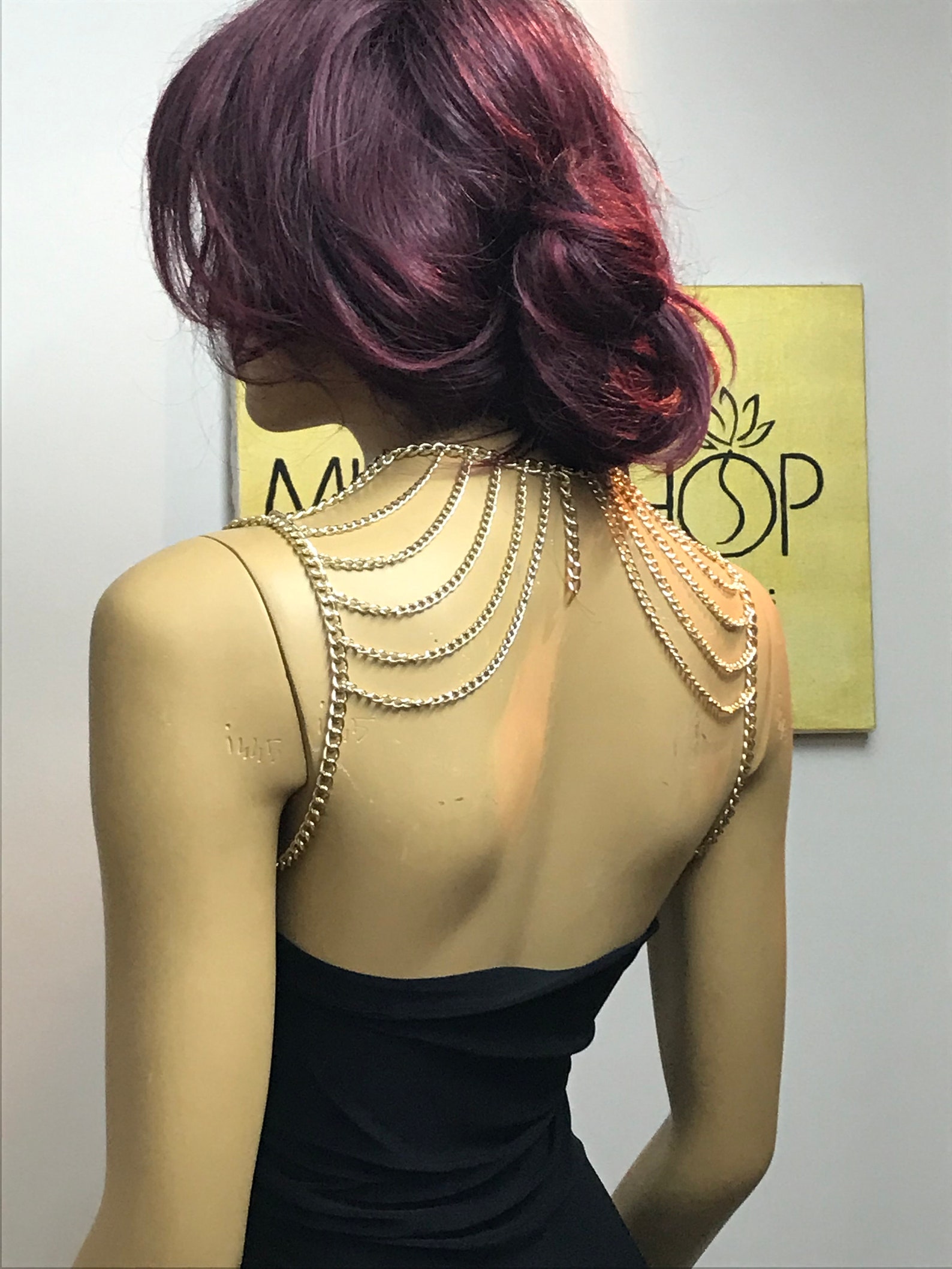 Gold Shoulder Necklace Shoulder Jewelry - Etsy Canada