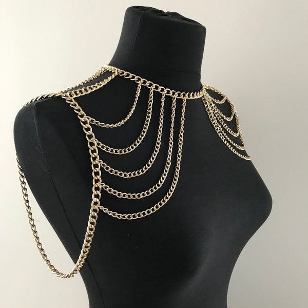 Shoulder Necklace - Etsy