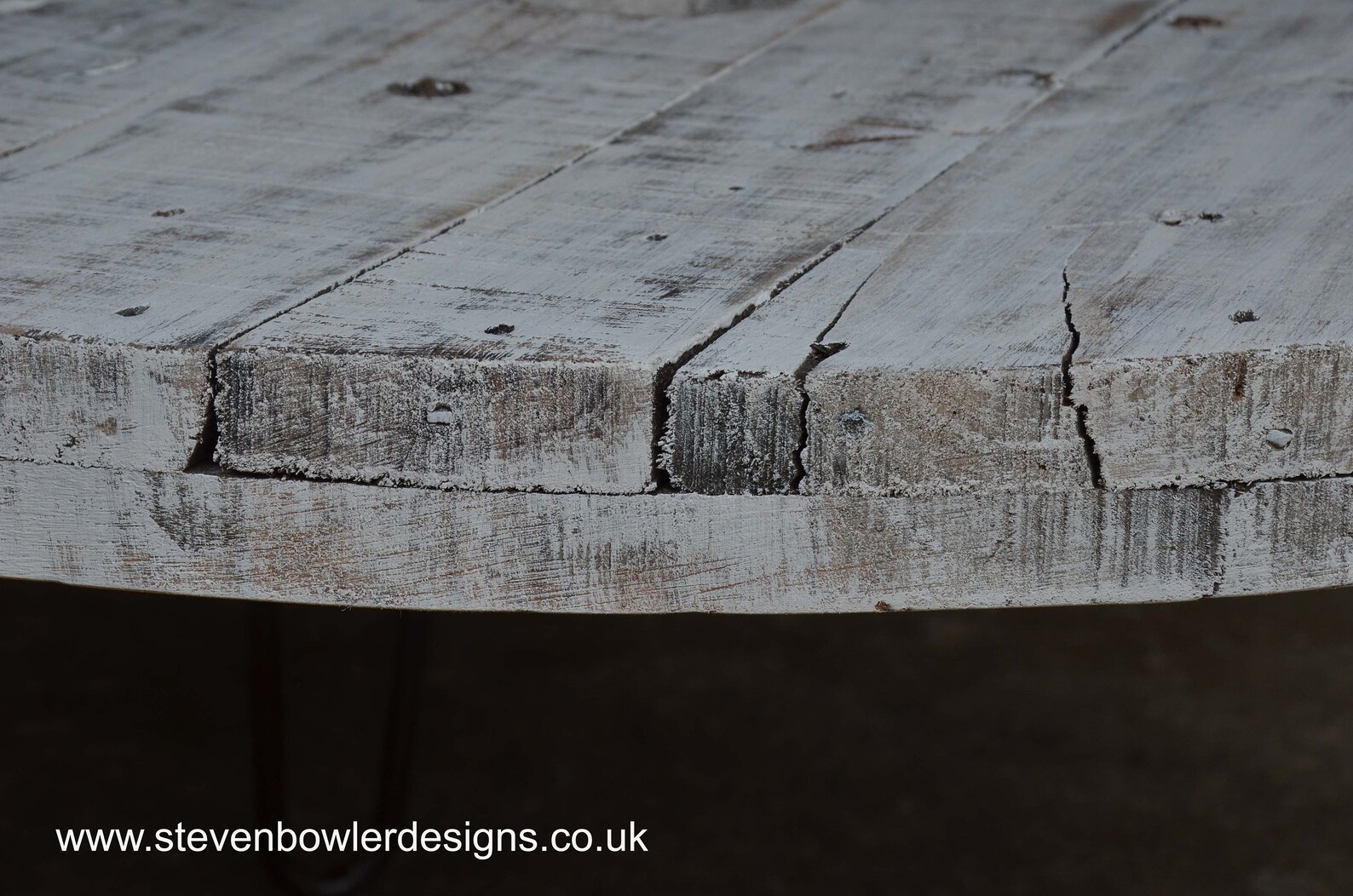 Contemporary Bespoke White Coastal Cottage Round Coffee Table - Etsy