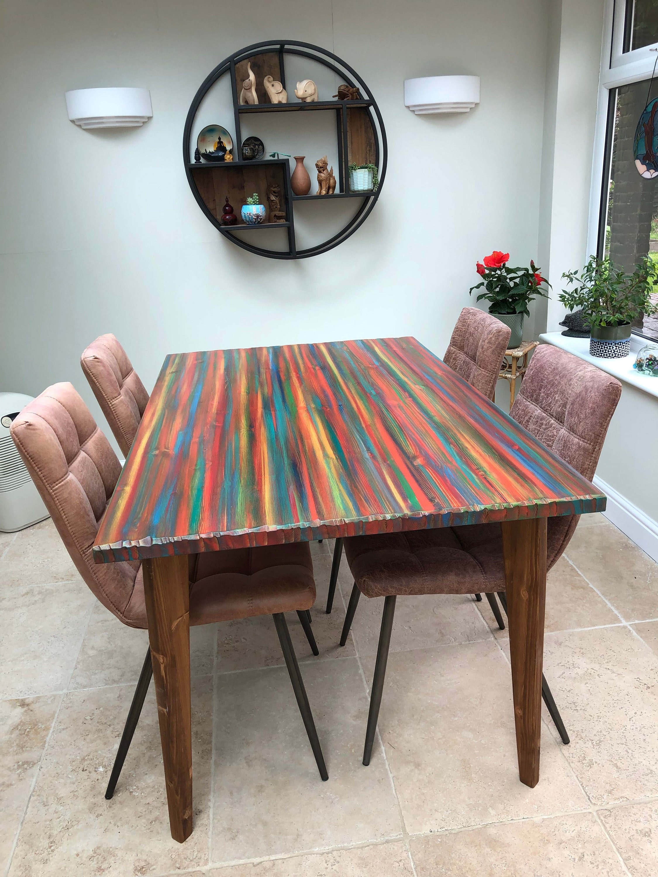 Colorful dining room sets store