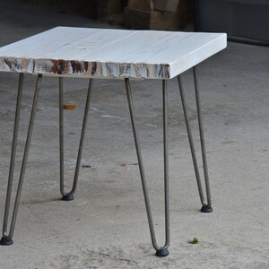 Contemporary White Coastal Cottage Side Table 50 Cm X 50 Cm Square With ...