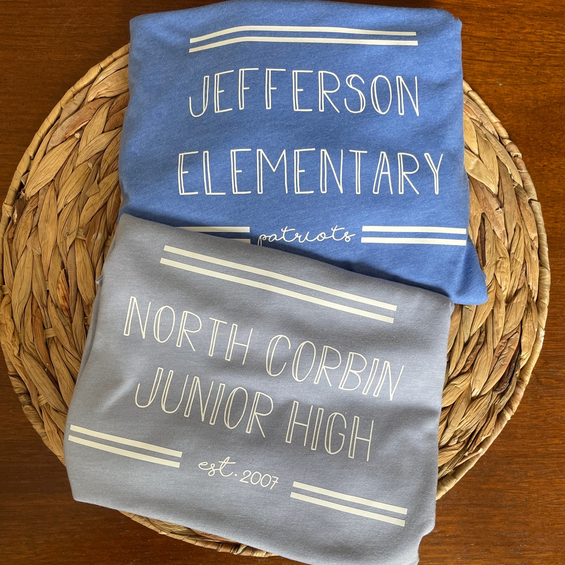 Custom School Spirit Wear Tshirt Customize With Your School - Etsy