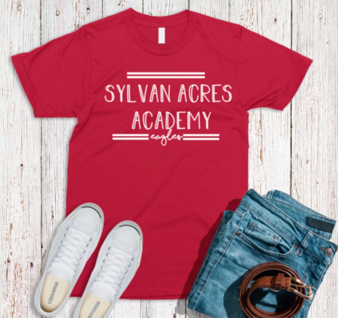 Custom School Spirit Wear Tshirt Customize With Your School - Etsy