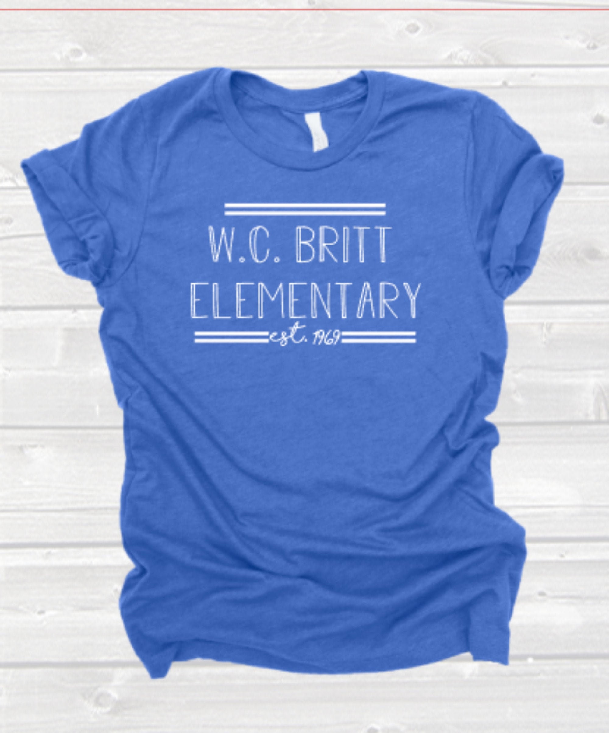 Custom School Spirit Wear Tshirt Customize With Your School | Etsy