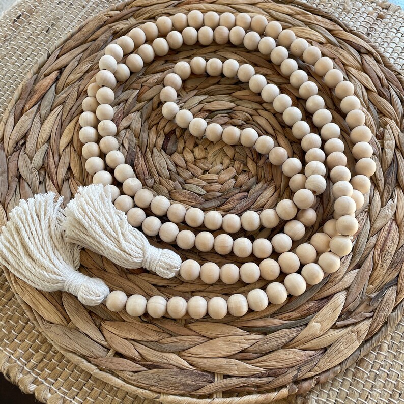EXTRA LONG Wood Bead Garland wooden Bead Garland Beads - Etsy EXTRA LONG Wood Bead Garland wooden Bead Garland Beads - Etsy