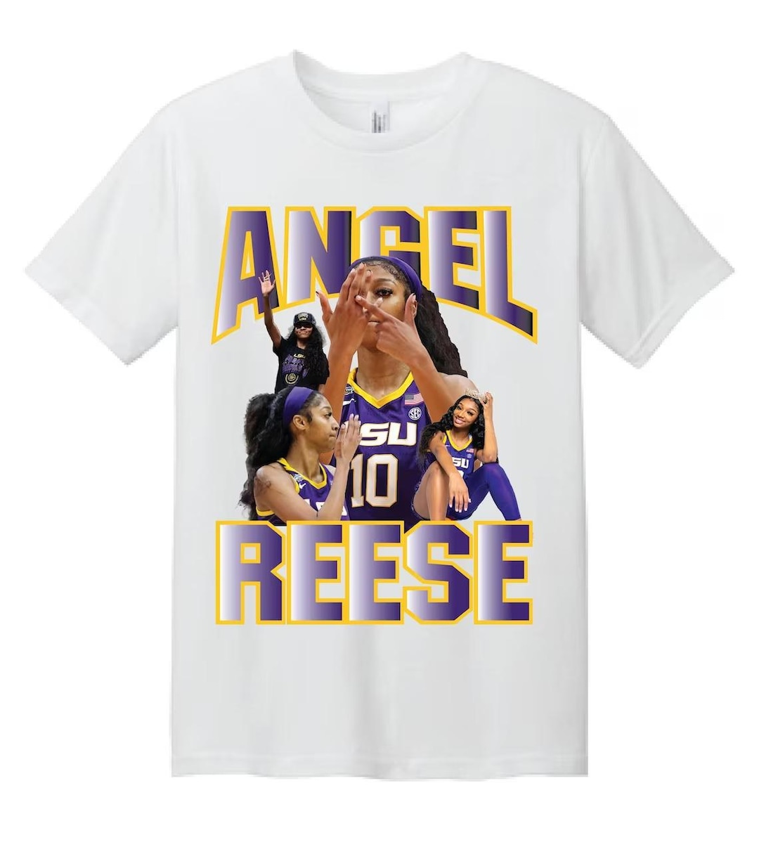 Angel Reese T-shirt Design PNG, LSU Women Basketball Champions-2024 - Etsy
