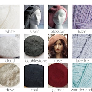 Hand Knitted Hat, Felted Hat, Wool Tam, Beret, Highland Tam, Bonnet ...