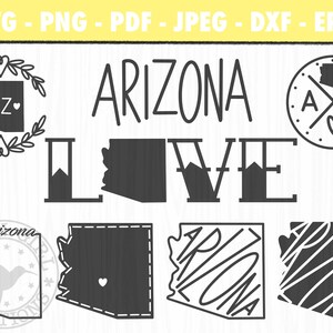 Arizona Svg | Arizona Svg Bundle | AZ Svg | Arizona State Bundle Svg ...