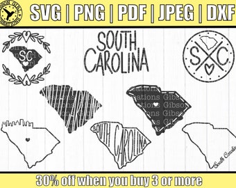 South Carolina SVG - Etsy