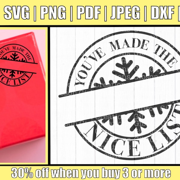 Nice List Stamp - Etsy UK