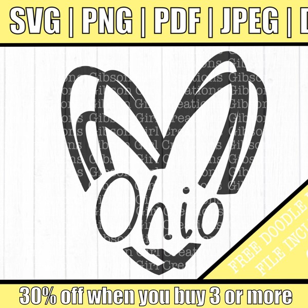 Free Svg Files Ohio - Etsy