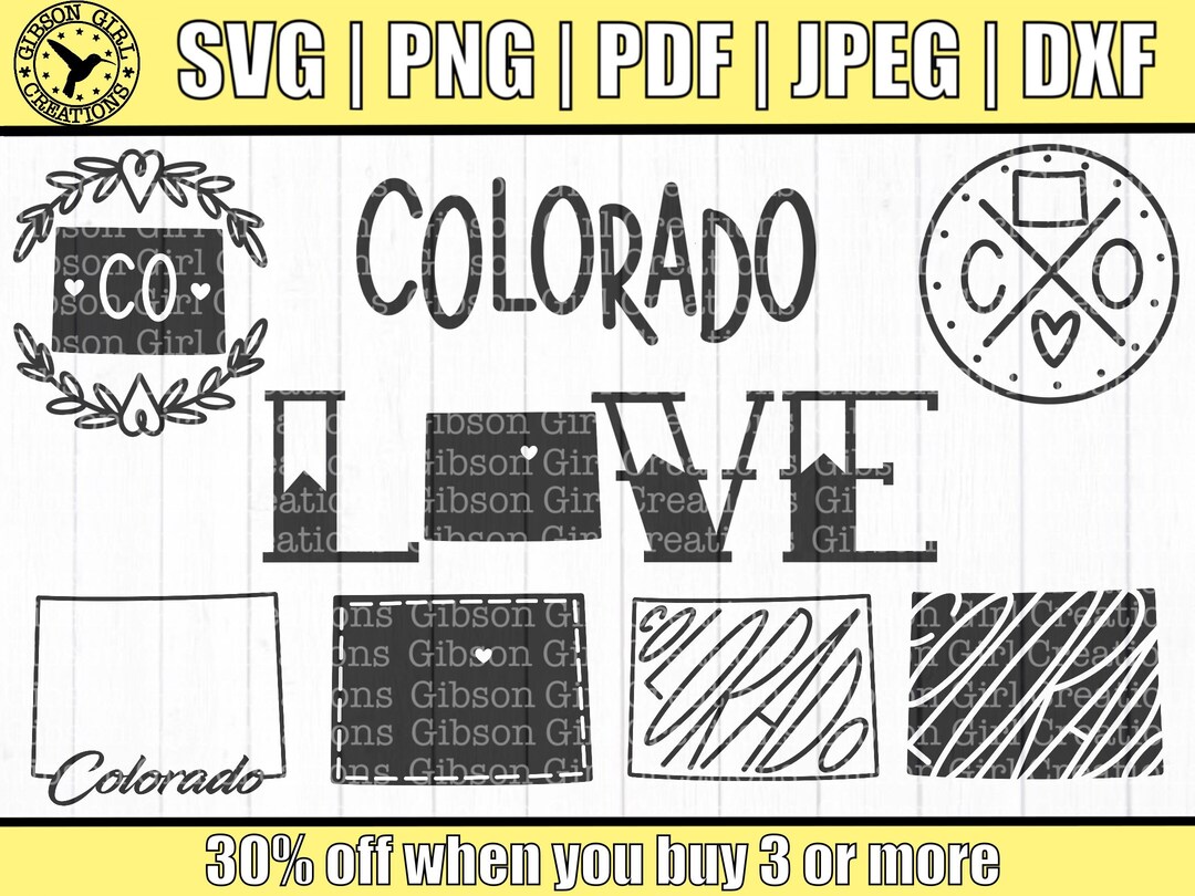 Colorado Svg | Colorado Svg Bundle | CO Svg | Colorado State Bundle Svg ...