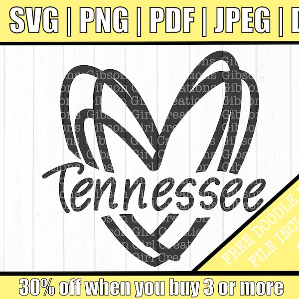 Tennessee Svg - Etsy