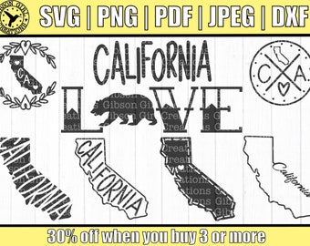 California SVG Bundle - Etsy
