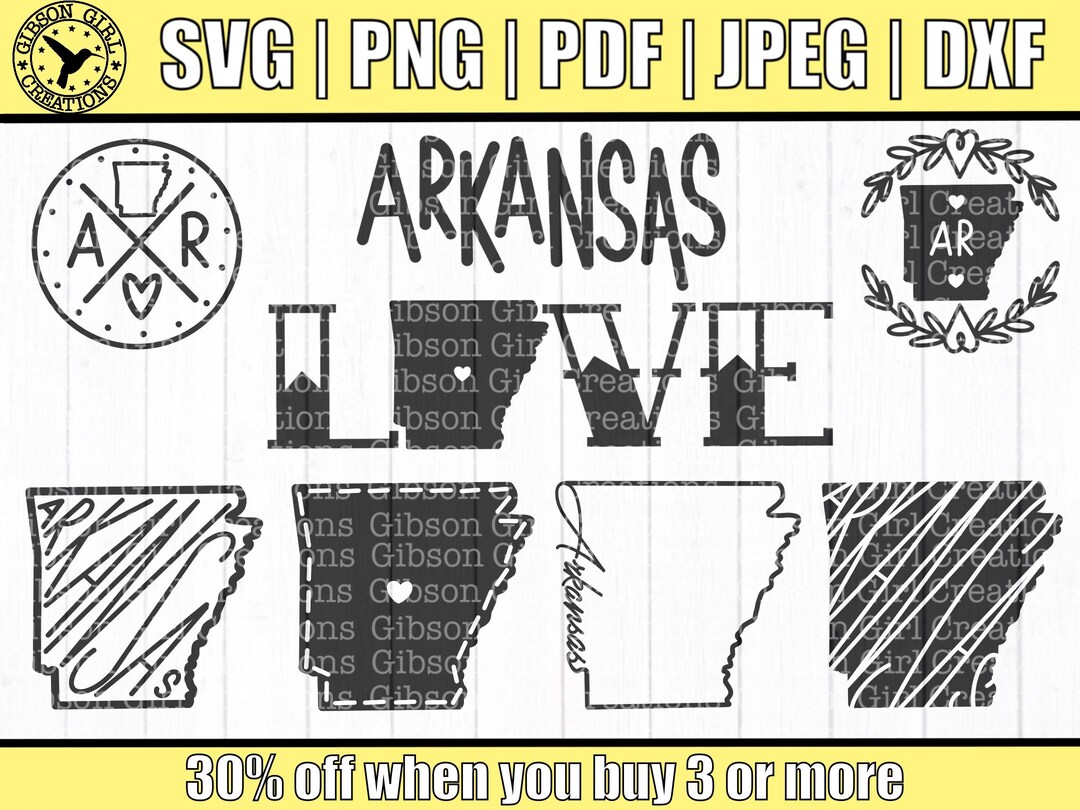 Arkansas Svg Bundle for Cricut | Arkansas Designs for Shirts | Arkansas ...