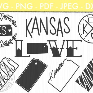 Kansas Svg | Kansas Svg Bundle | KS Svg | Kansas State Bundle Svg ...
