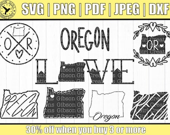 Oregon SVG Bundle - Etsy