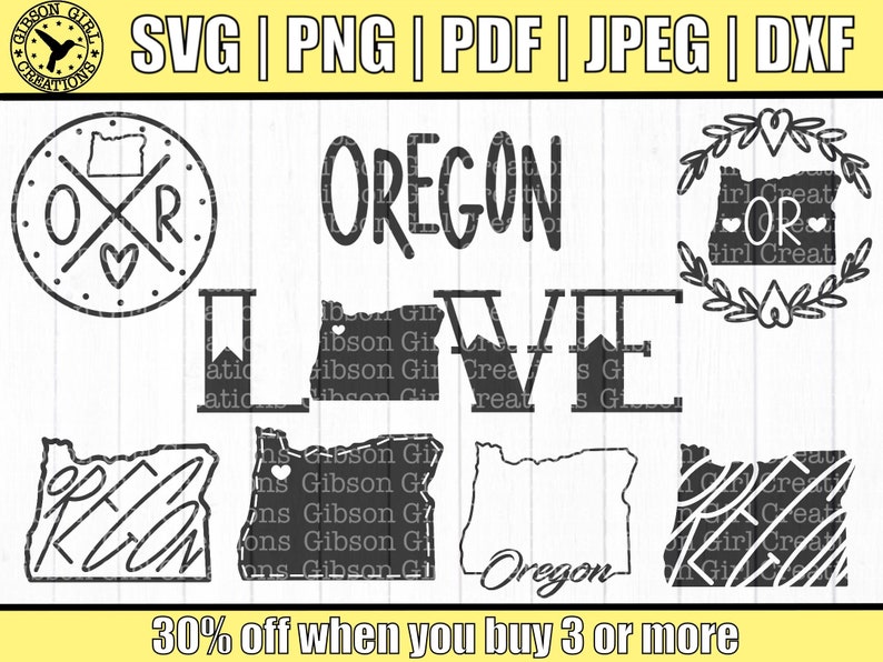 Oregon Svg Oregon Svg Bundle OR Svg Oregon State Bundle - Etsy