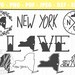 New York Svg New York Svg Bundle NY Svg New York State - Etsy