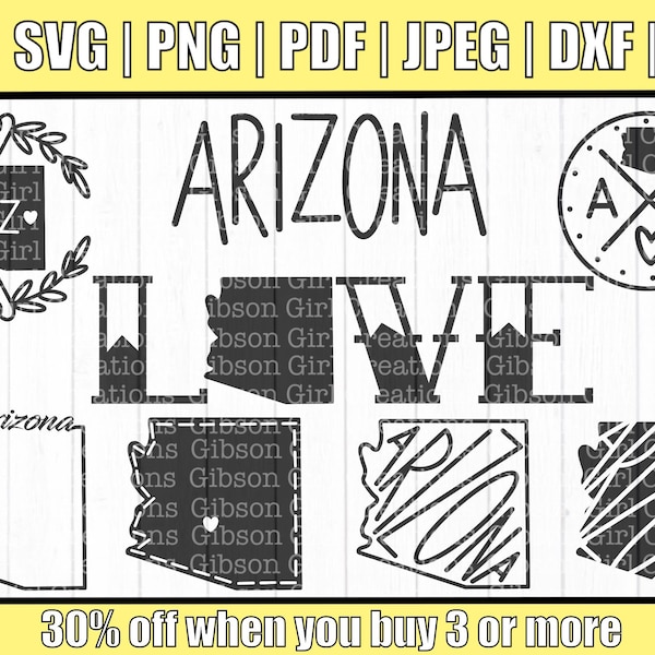 Arizona State Flag Svg - Etsy