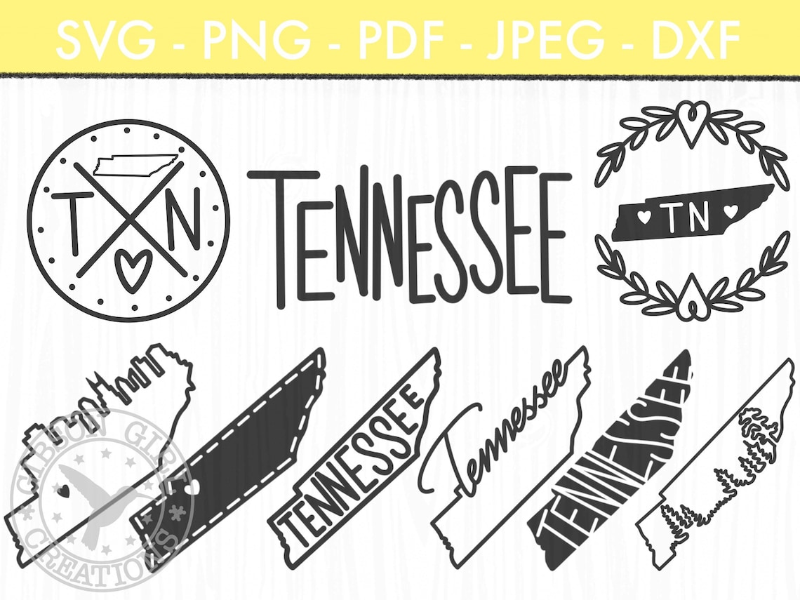 Tennessee Svg Tennessee svg Bundle TN svg Tennessee | Etsy