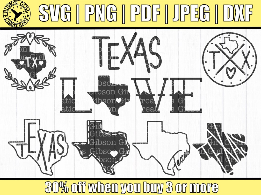 Texas Svg Bundle for Cricut | Texas Designs for Shirts | Texas Home ...