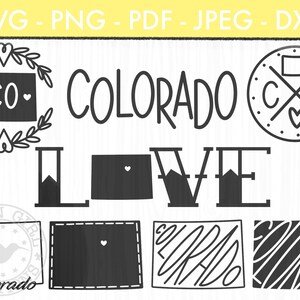 Colorado Svg | Colorado Svg Bundle | CO Svg | Colorado State Bundle Svg ...
