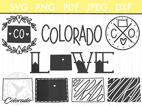 Colorado Svg Colorado Svg Bundle CO Svg Colorado State | Etsy