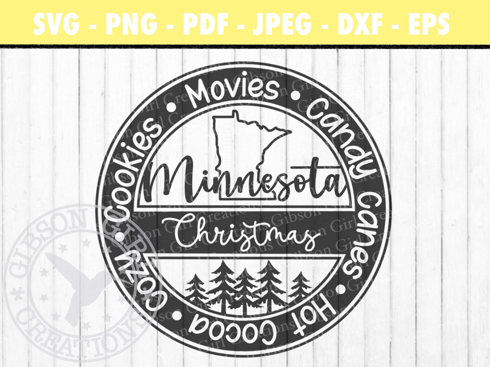 Minnesota Christmas Svg Minnesota Svg Christmas Svg | Etsy