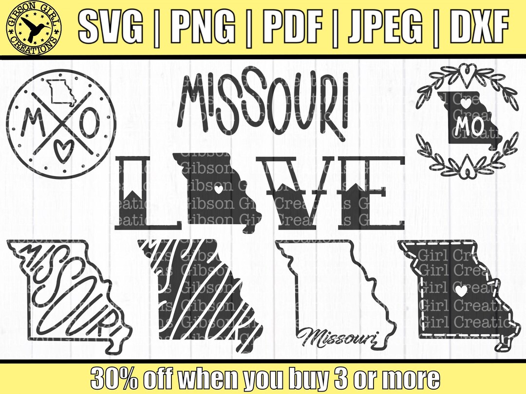 Missouri Svg Bundle for Cricut | Missouri Designs for Shirts | Missouri ...