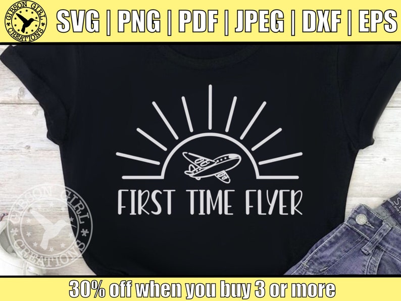 My First Flight Svg for Cricut | First Trip Svg for Vacation | First ...