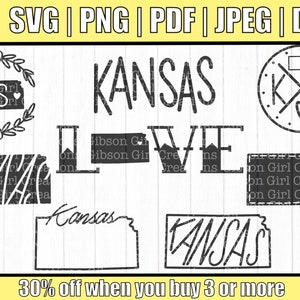 Kansas Svg | Kansas Svg Bundle | KS Svg | Kansas State Bundle Svg ...