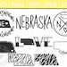 Nebraska Svg Bundle Hand Drawn Nebraska Svg Nebraska Home Decor Svg ...