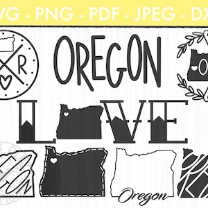 Oregon Svg | Oregon Svg Bundle | OR Svg | Oregon State Bundle Svg ...