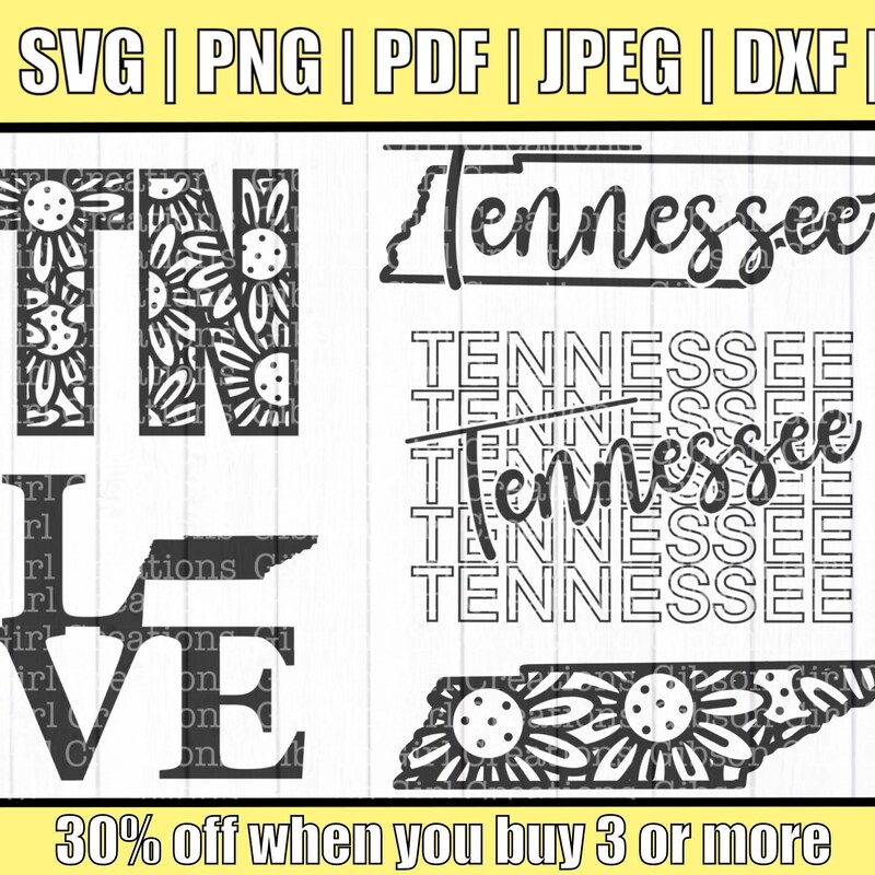 Tennessee Svg - Etsy
