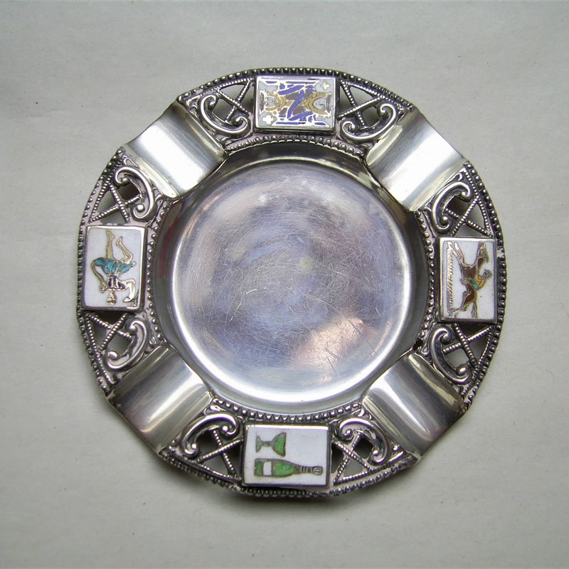 Silver Ashtray - Etsy