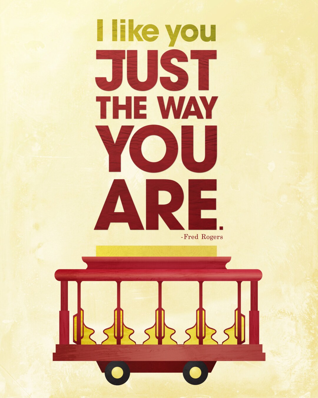 Just the Way You Are 8X10 Downloadable Typographic Print - Etsy