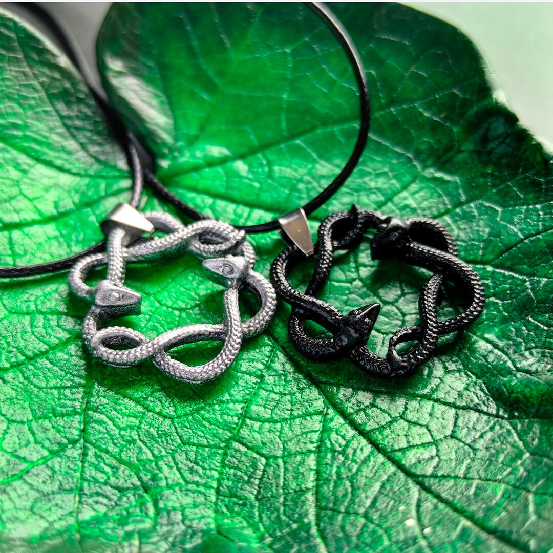 Cobra Snake Necklace for Goth Girl Gift for Man Viper Pendant Present ...