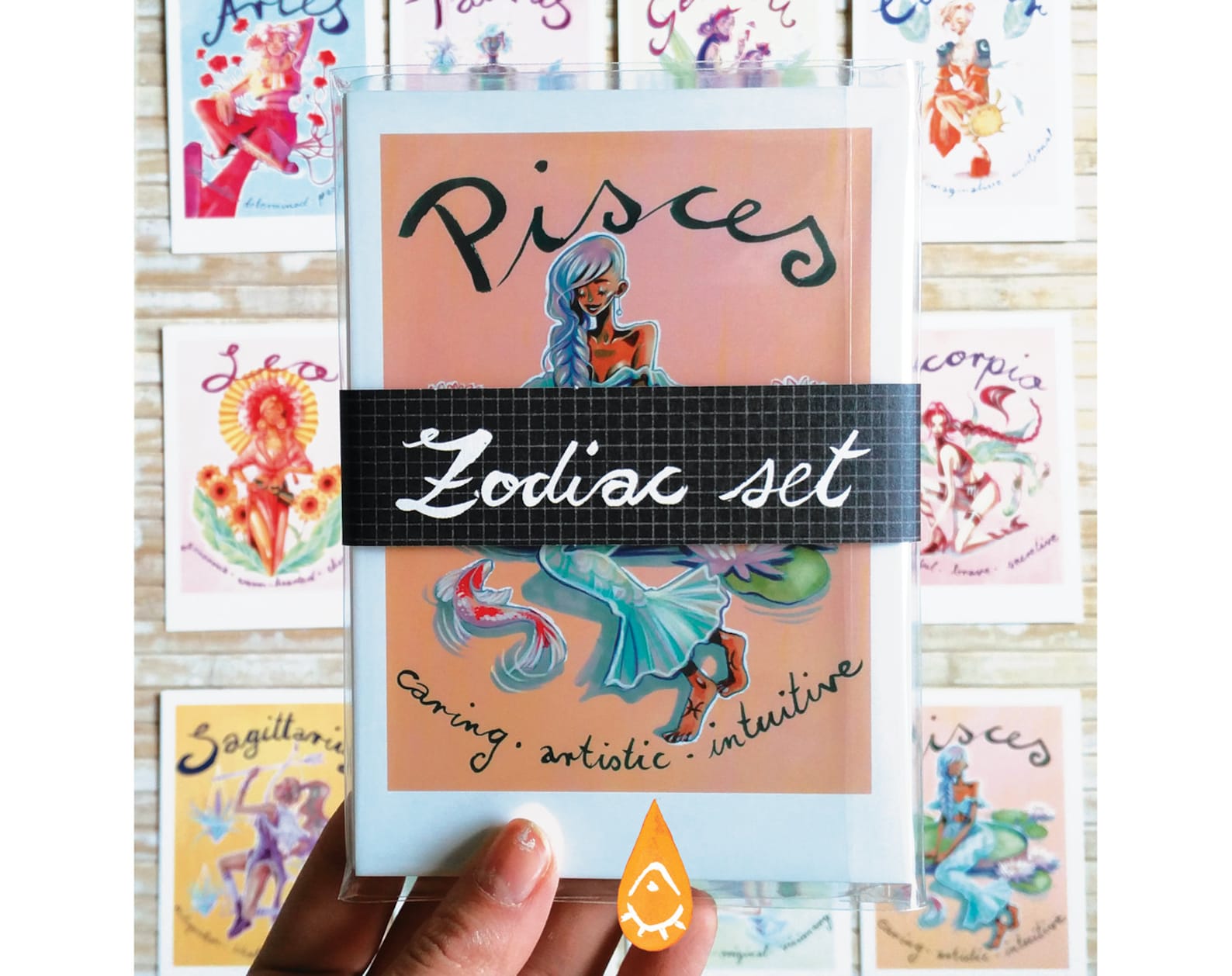 Zodiac Series Postcards - Etsy