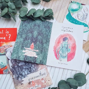 Book Bundle Graphic Novel Zine Comic Collection Set Giftbook - Etsy