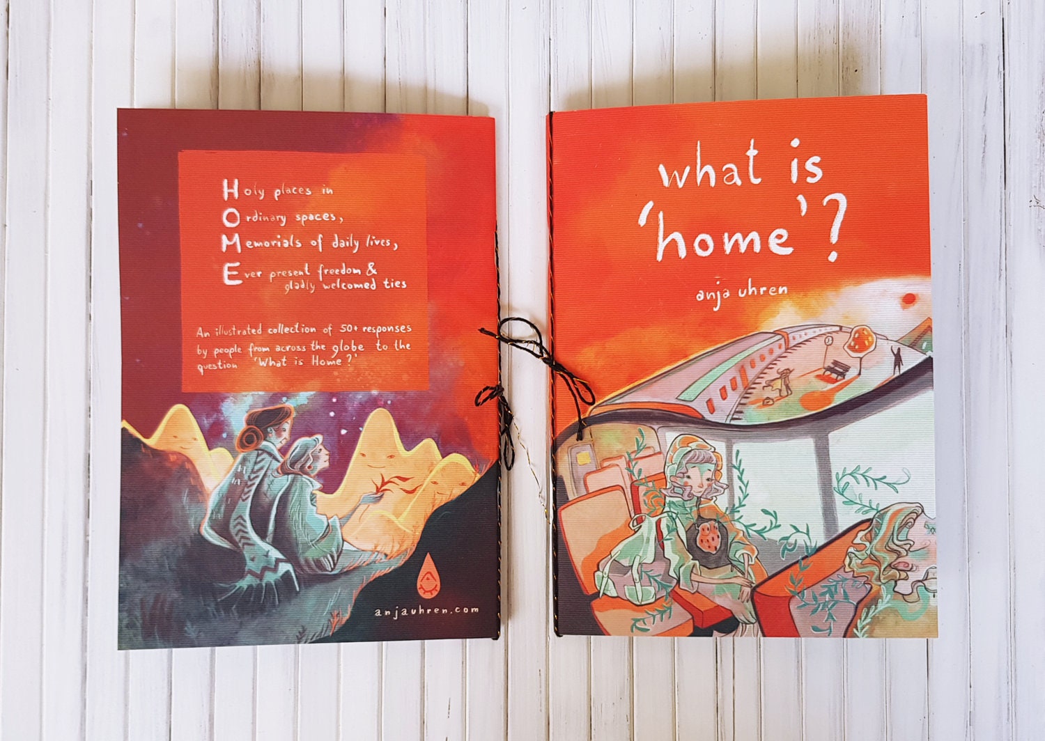 What is Home? - Zine Artbook Giftbook Illustrated Book Quote Collection ...
