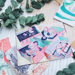 Book Bundle Graphic Novel Zine Comic Collection Set Giftbook - Etsy