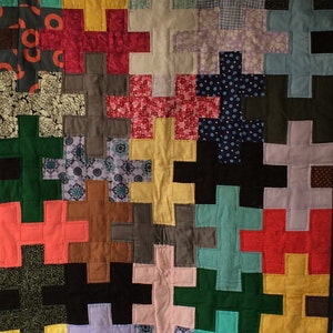 Jigsaw Puzzle Crib Quilt - Etsy
