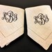 Custom Personalized 100% Cotton Linen Look Dinner Napkins. Set of 6 - Etsy