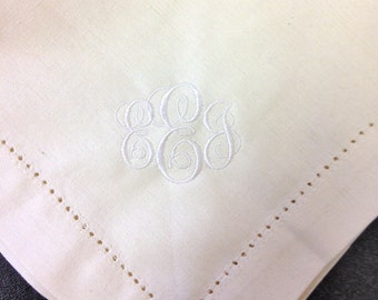 Custom Personalized 100% Cotton Linen Look Dinner Napkins. Set of 6 - Etsy
