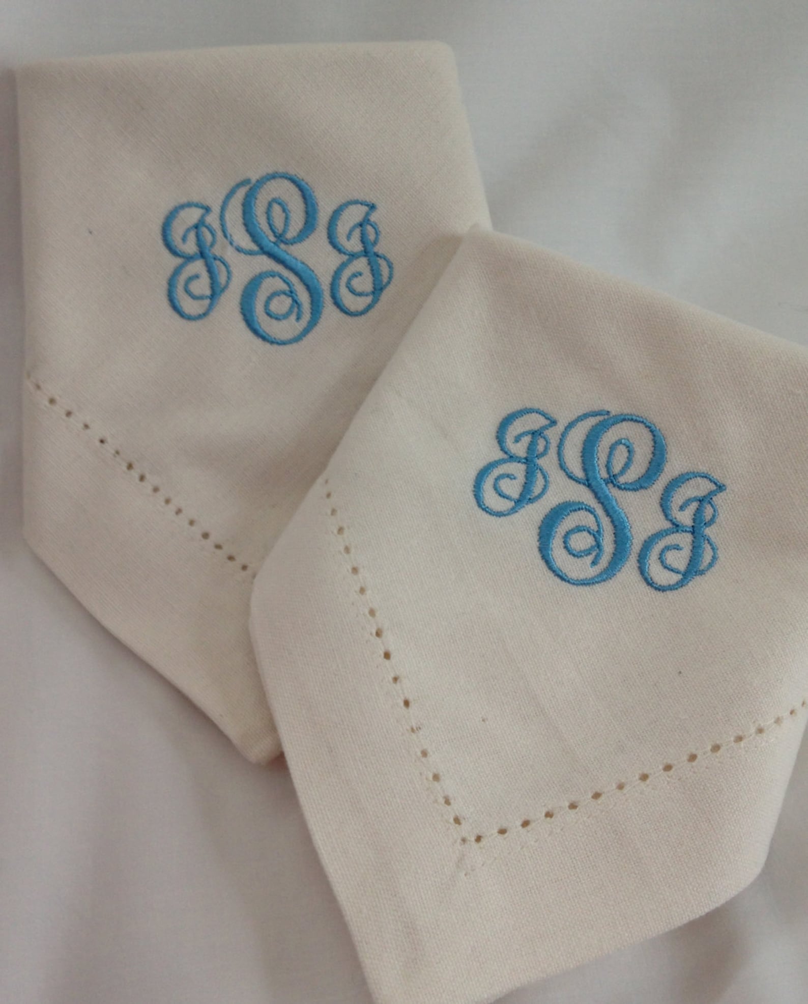 Custom Personalized 100% Cotton Linen Look Dinner Napkins. Set of 6 - Etsy