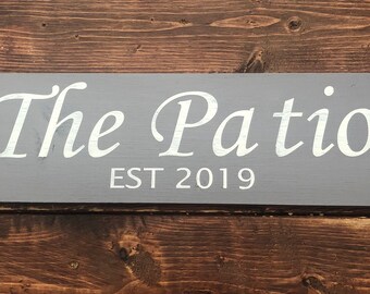 Patio signs | Etsy